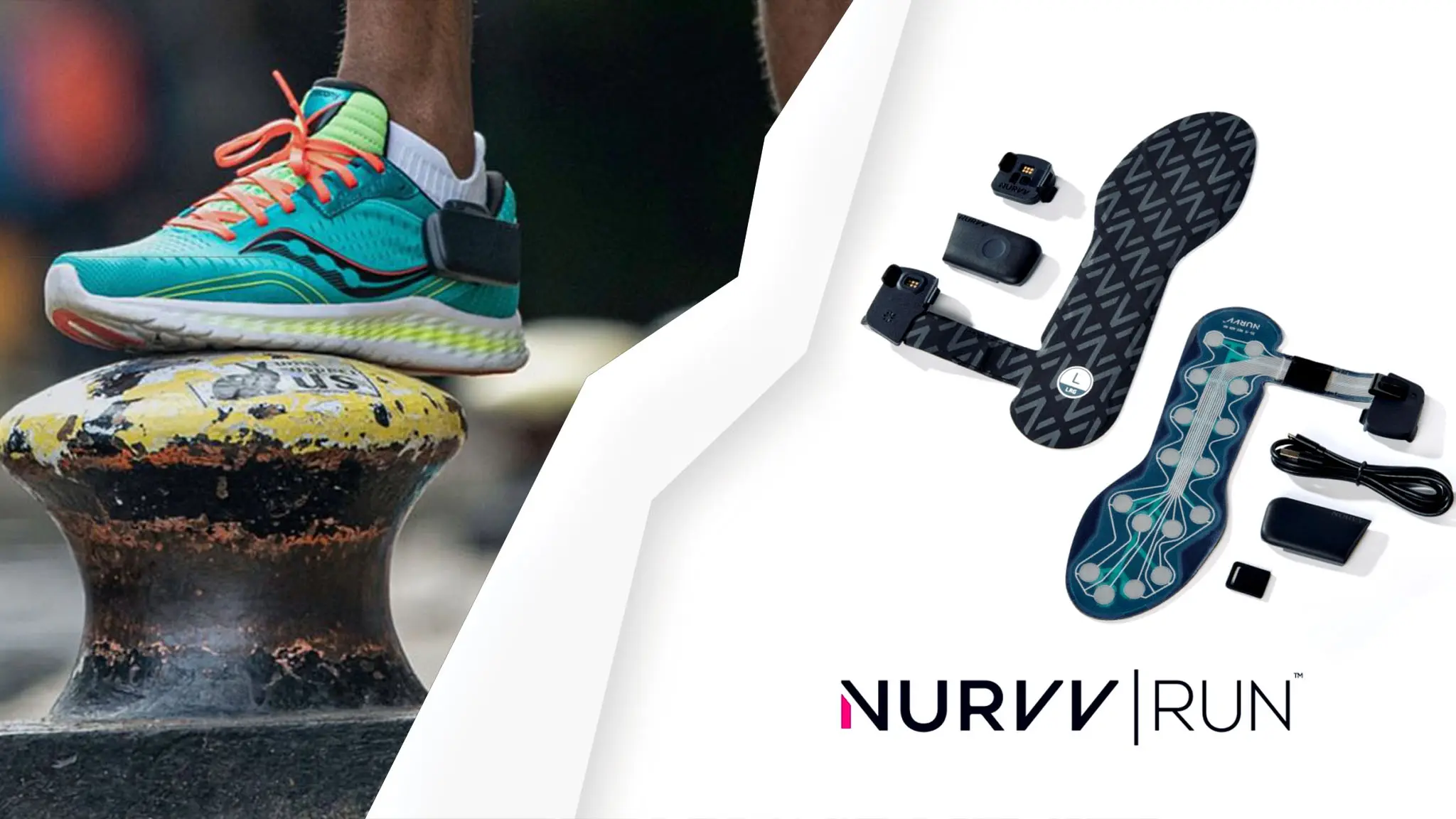 NURVV Run: Đế lót giày theo dõi thông tin tập luyện chạy bộ