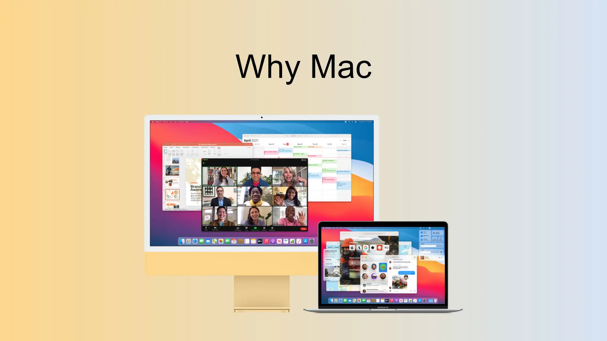Why Mac - Apple đưa ra những điểm mạnh của Mac thu hút người dùng