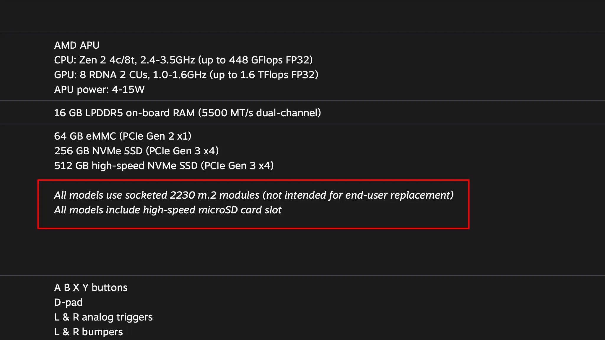 SSD của Steam Deck dùng socket 2230 m.2, có thể thay được - ONTOP.vn