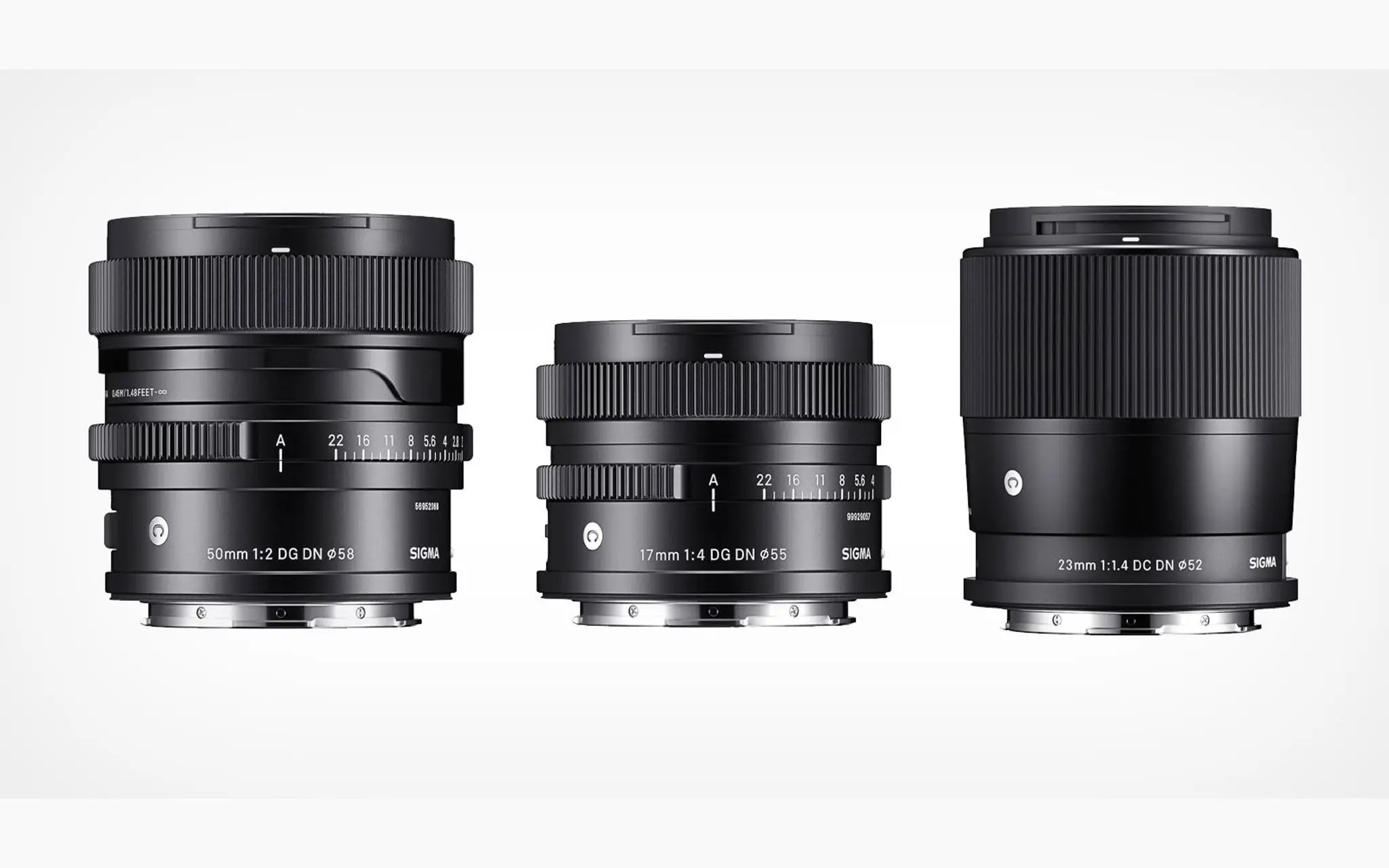 Hãng Sigma ra mắt 3 ống kính mới: 17mm f/4, 23mm f/1.4 và 50mm f/2 ...