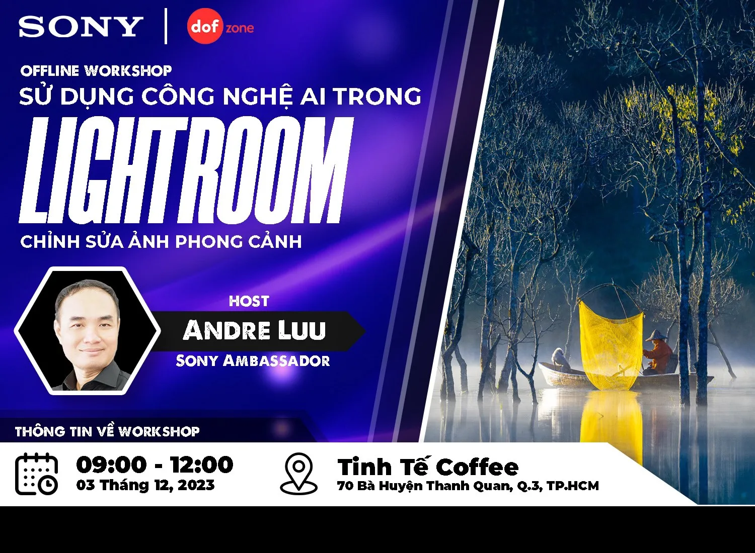 Đăng ký tham gia workshop “Sử dụng công nghệ AI trong Lightroom” ngày ...